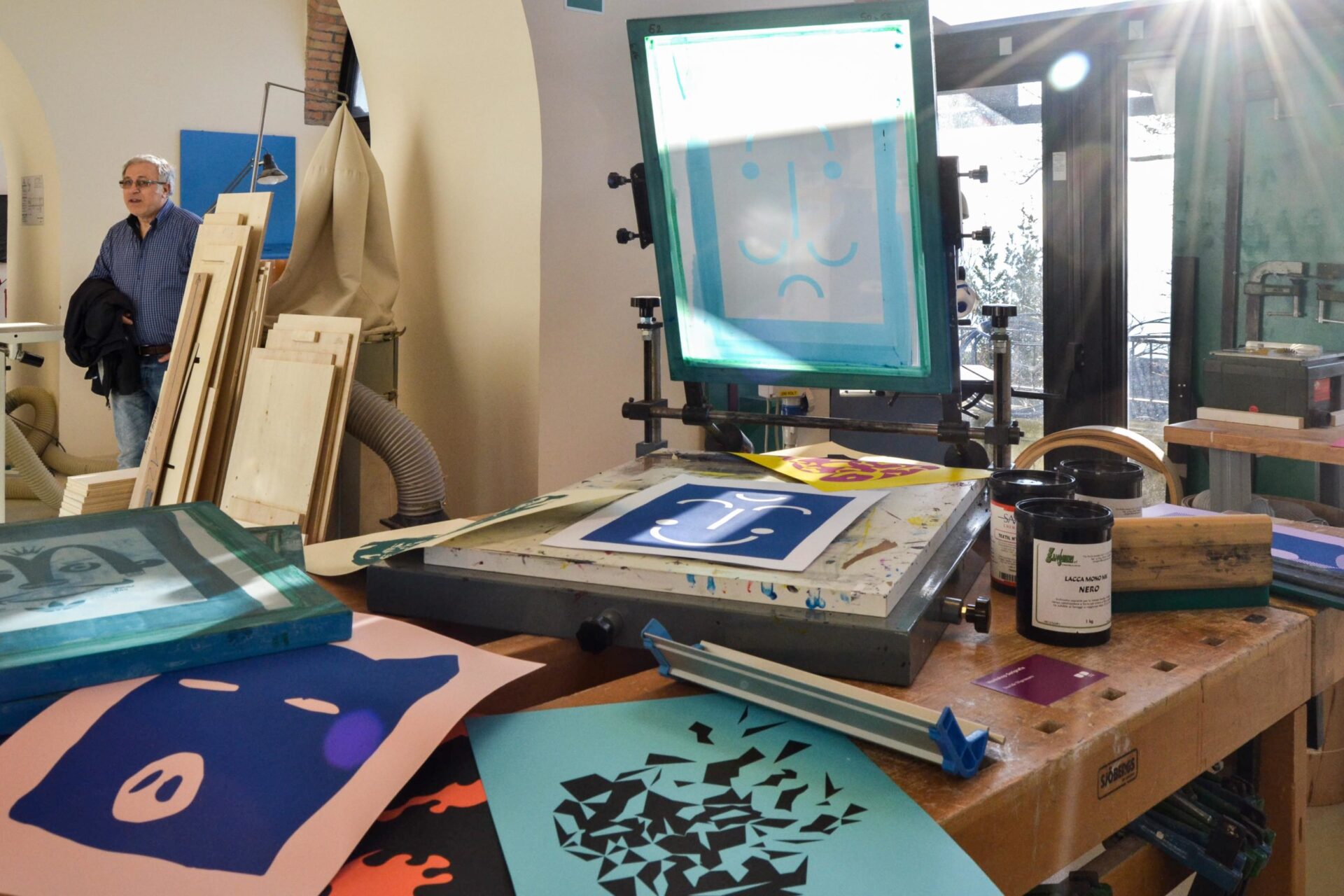 Laboratorio di serigrafia | UNIRSM Design